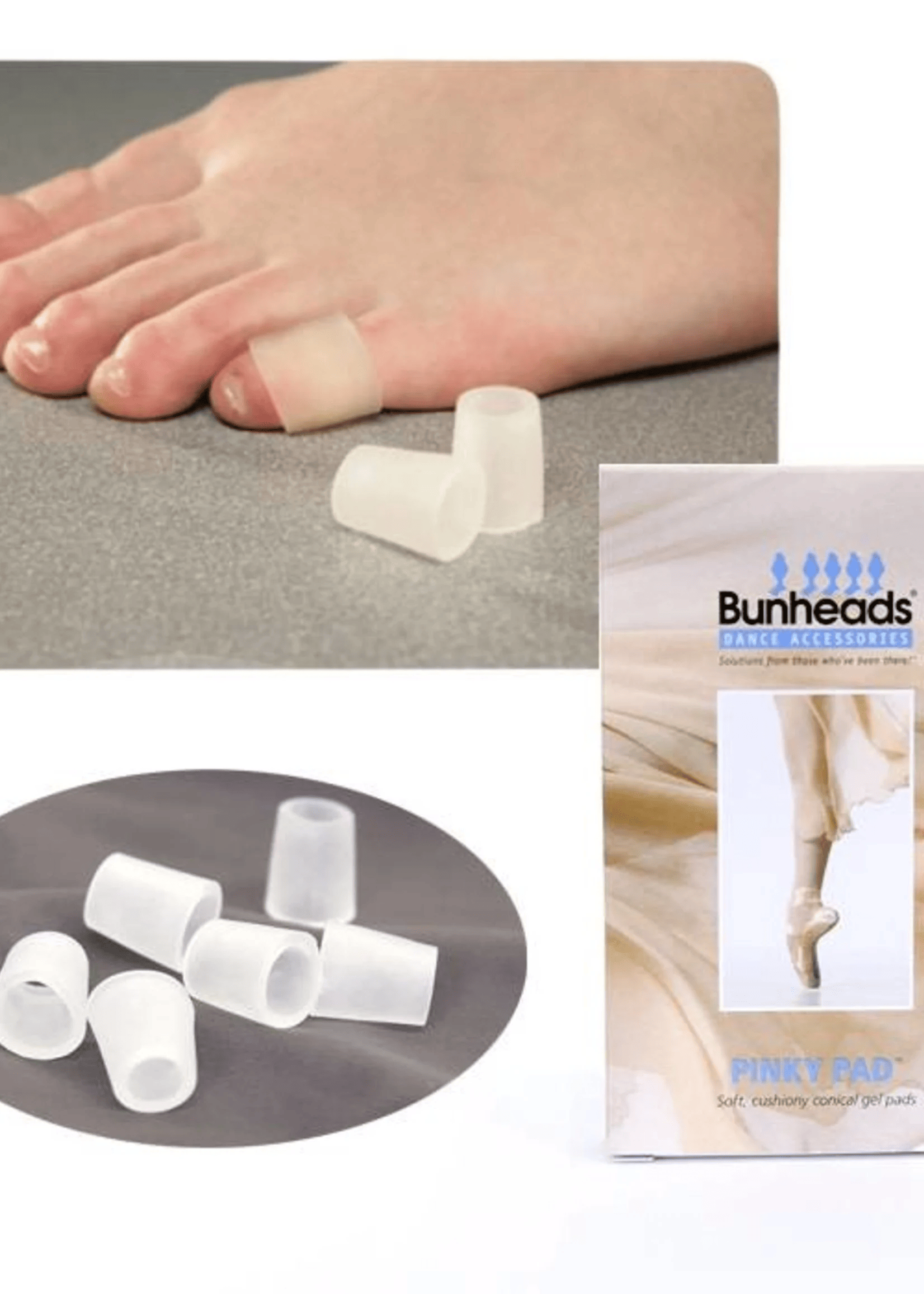 Protector dedos pequeños bunheads | Arabesque Colombia