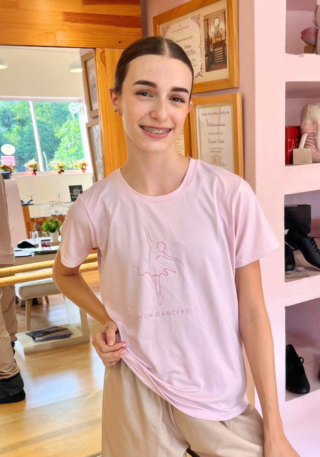 Camiseta For Dancers mujer ballet | Arabesque Colombia